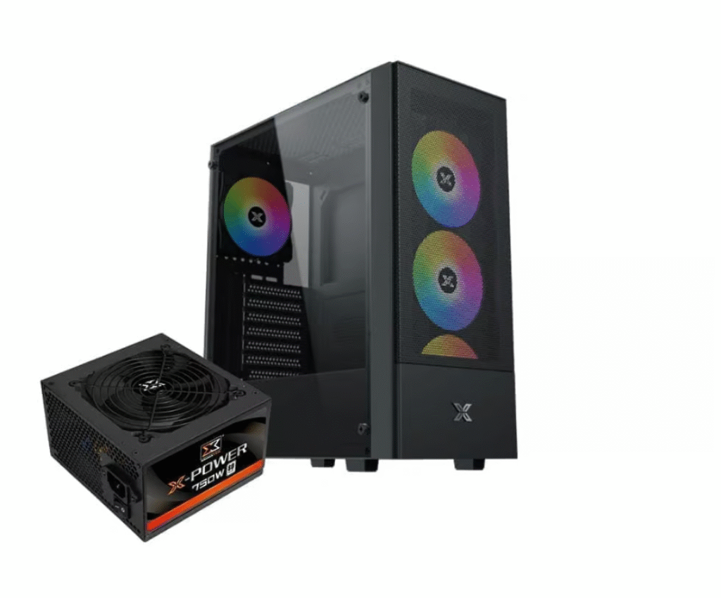Xigmatek Hero II Air ARGB + X-Power 750W 80+ White Mid Tower Case ...